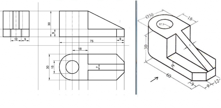 Engineering (Technical) Drawing View Types, Pros, Cons, Differences and ...